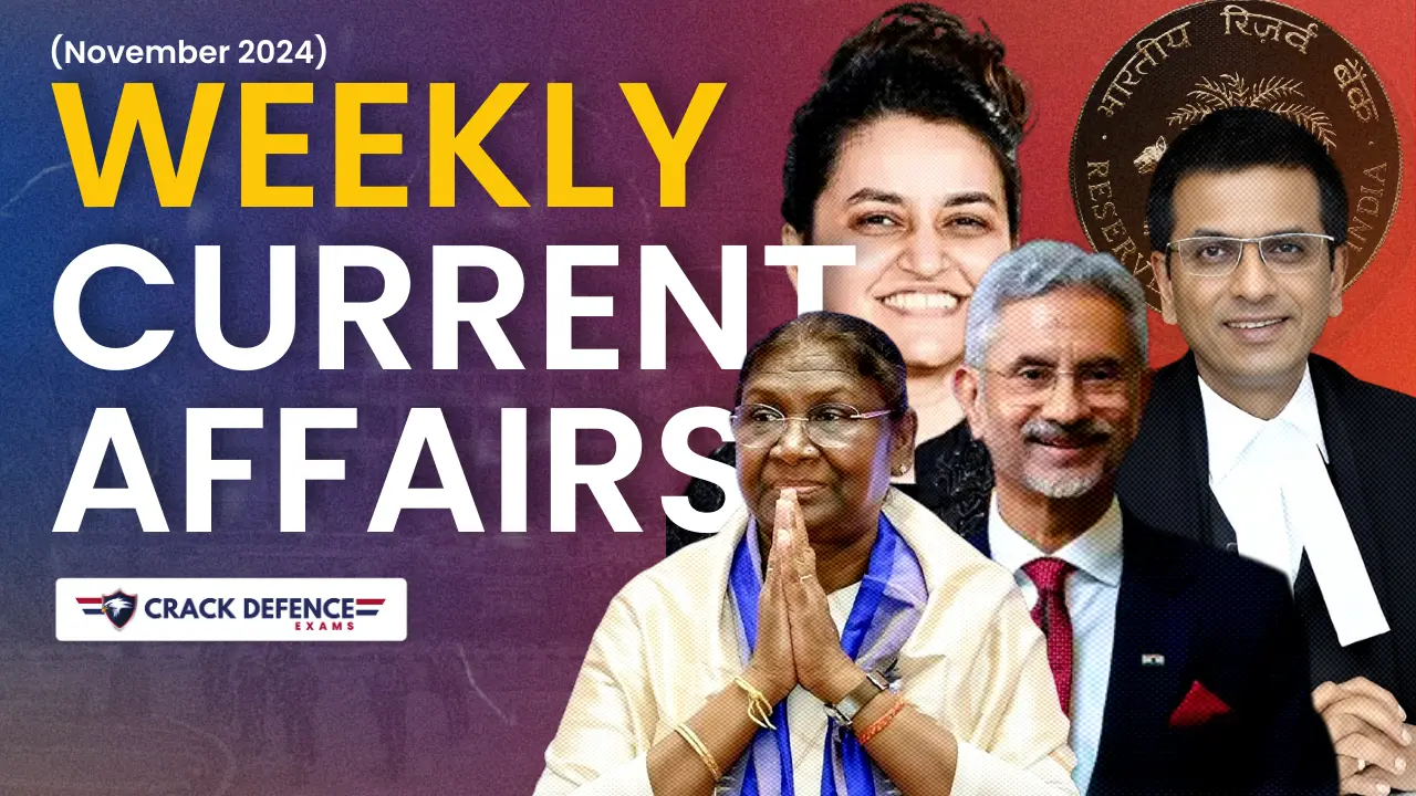 Weekly Current Affairs November 2024: Key Highlights, National and ...